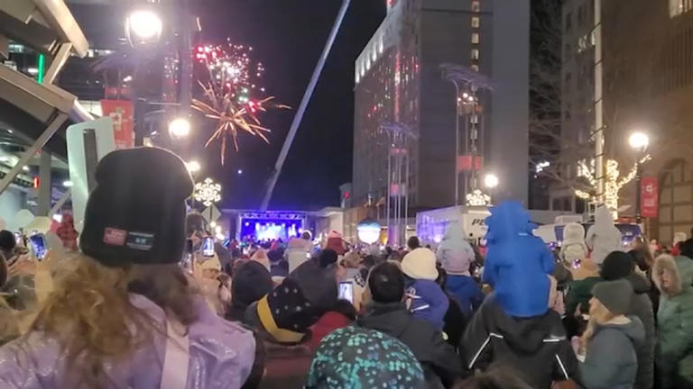 Crowds gather in Raleigh, Fayetteville to ring in new year