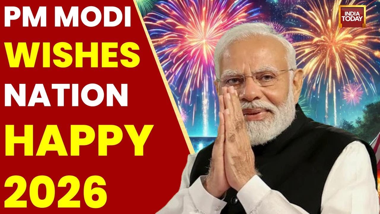 PM Modi wishes nation a wonderful 2026, prays for peace and happiness ...