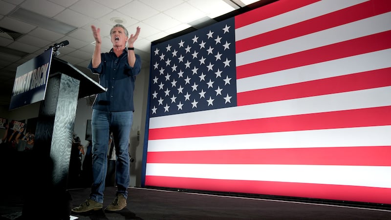Perspective: Gavin Newsom, angry Democrats and the no-good, very bad year