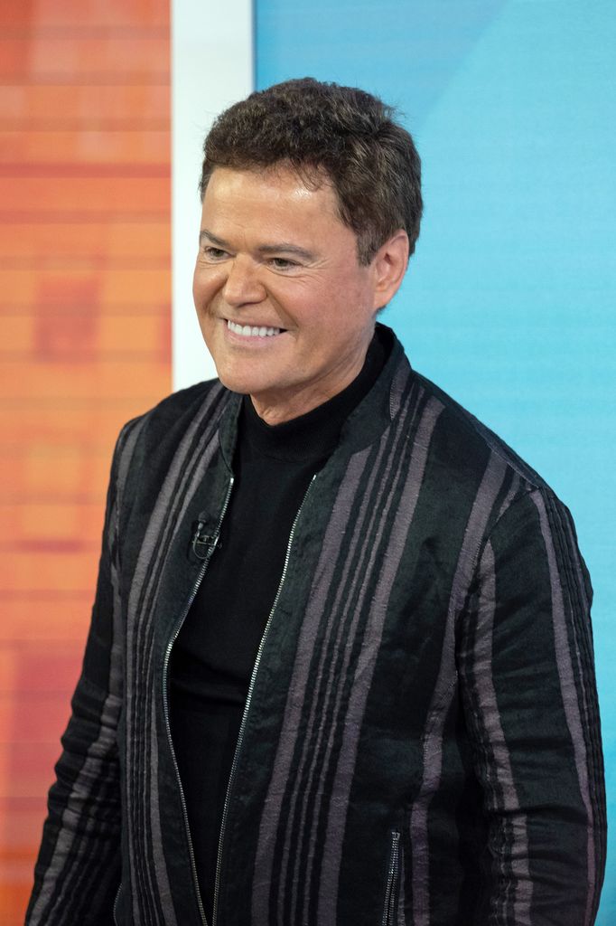 Donny Osmond's head-turning festive card featuring his huge lookalike ...