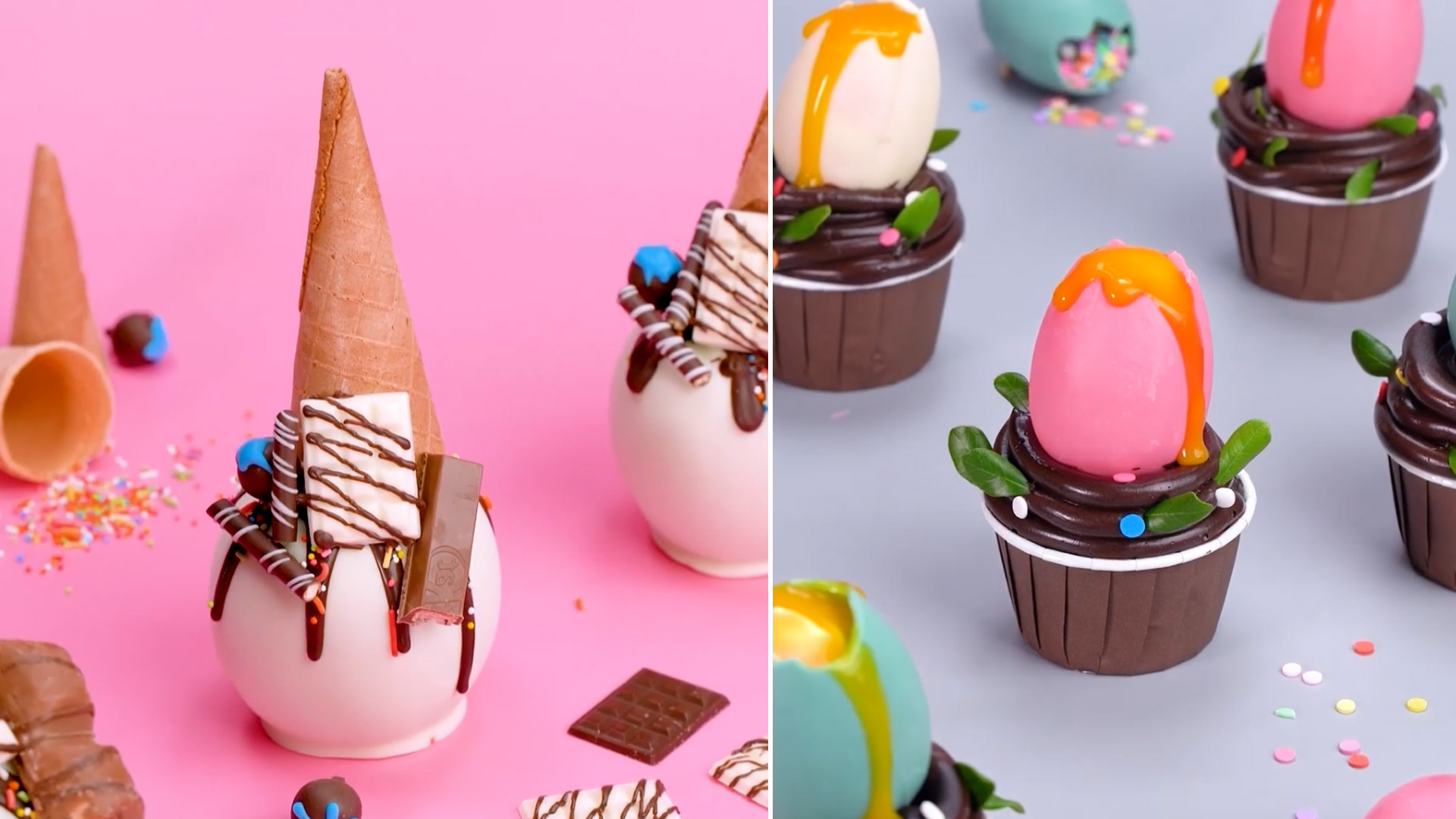 Playful dessert creations