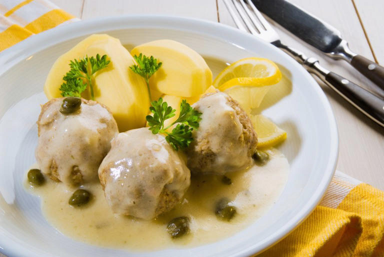 Königsberger Klopse mit Kapernsauce