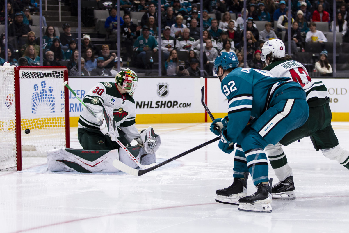Wild rally in third period but come up short against Sharks in shootout
