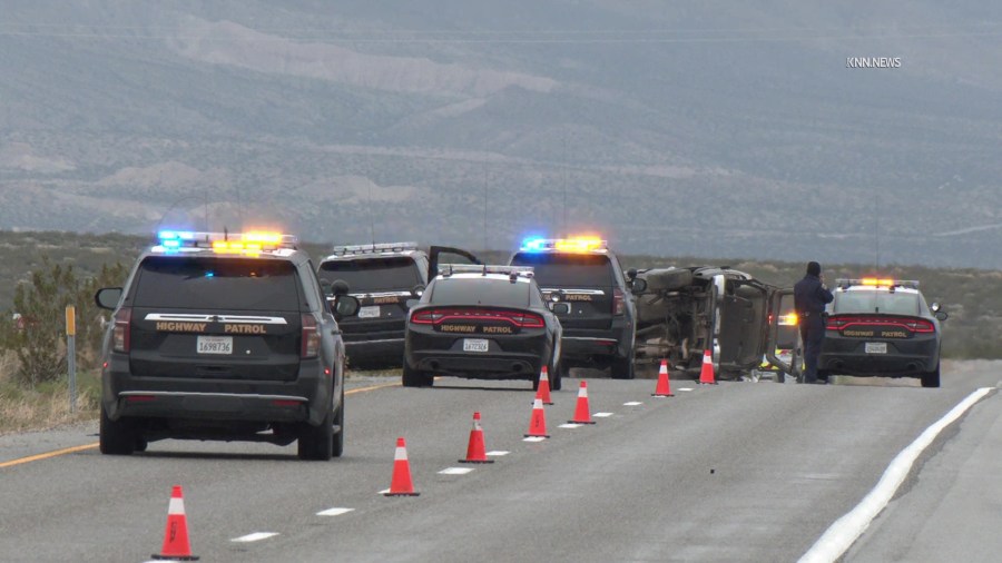 6-year-old killed, 3 others hurt in crash along Hwy 14 in Mojave