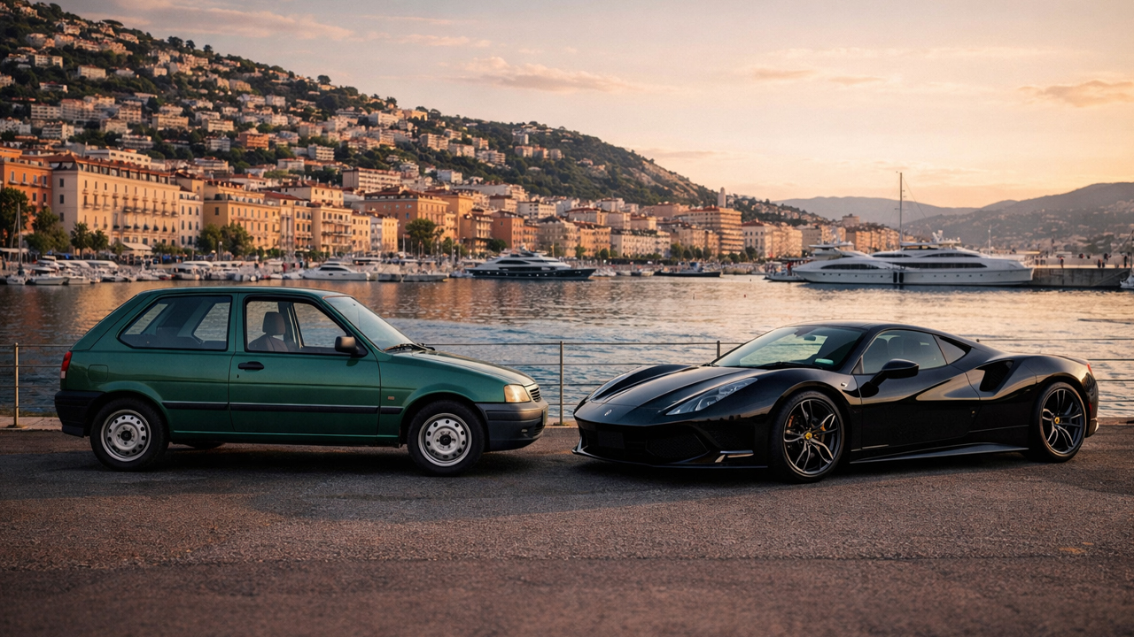 Cheap versus expensive car road trip