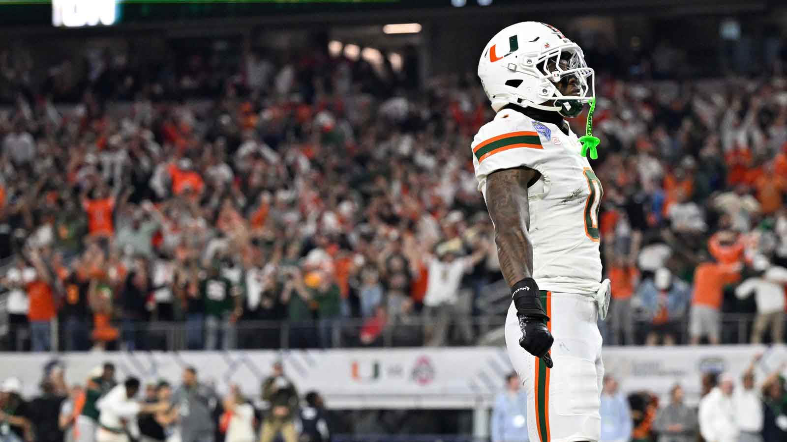 Miami football picks off Julian Sayin for 70-yard pick-6