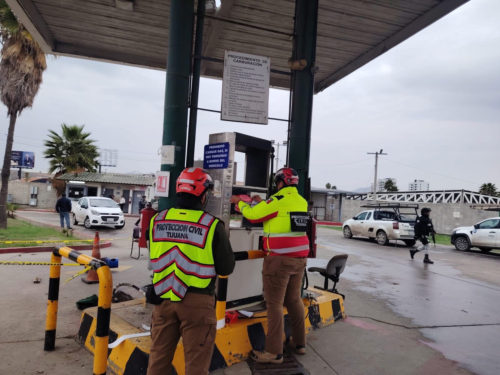 Protección Civil clausura estación de gas LP tras explosión en Tijuana