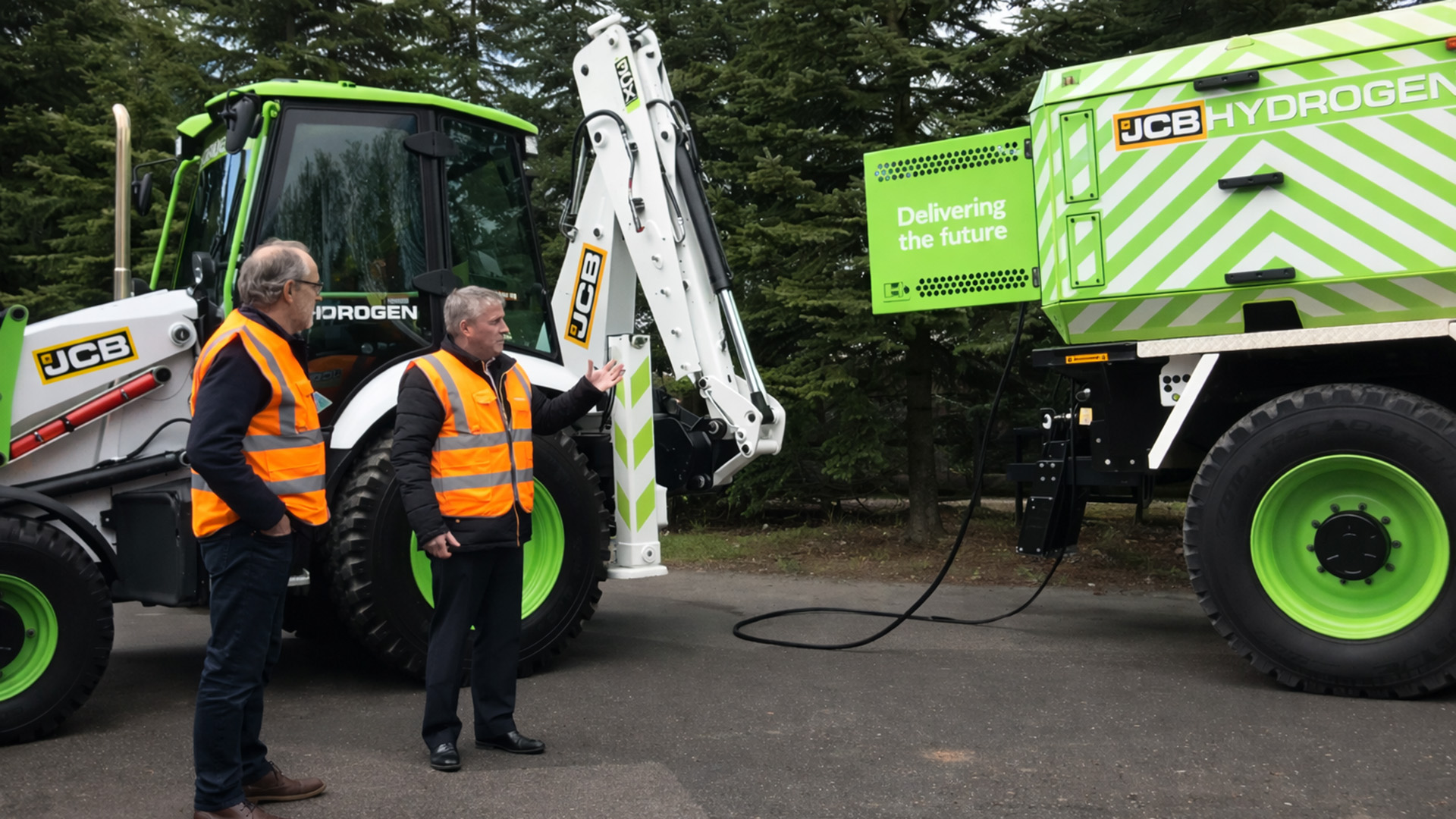 Can hydrogen power heavy construction machines?