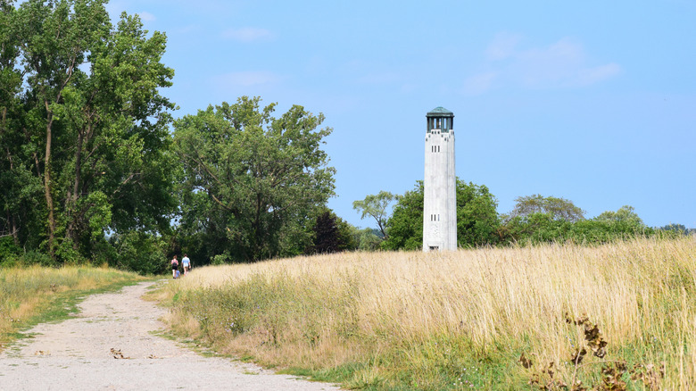 The only art deco lighthouse in America thrives in a Michigan city's ...