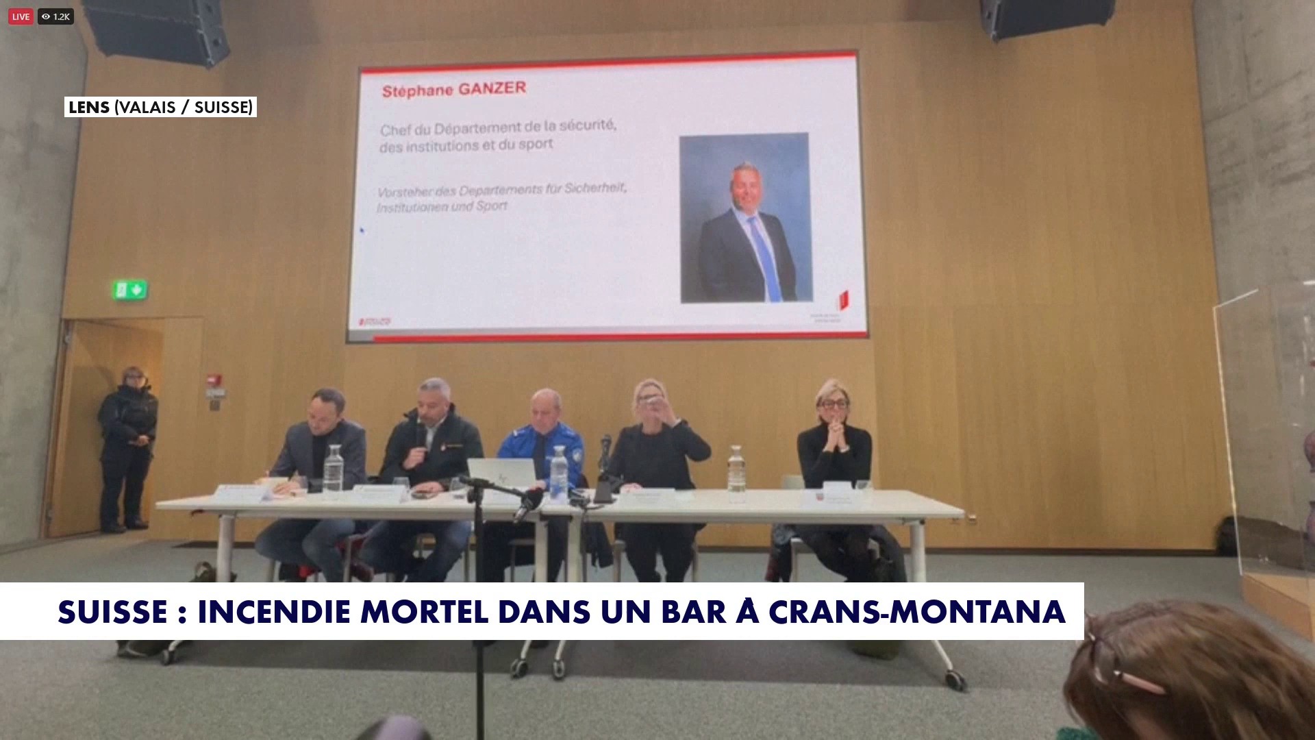 Stéphane Ganzer décrit « une scène de chaos, dramatique » sur laquelle ...
