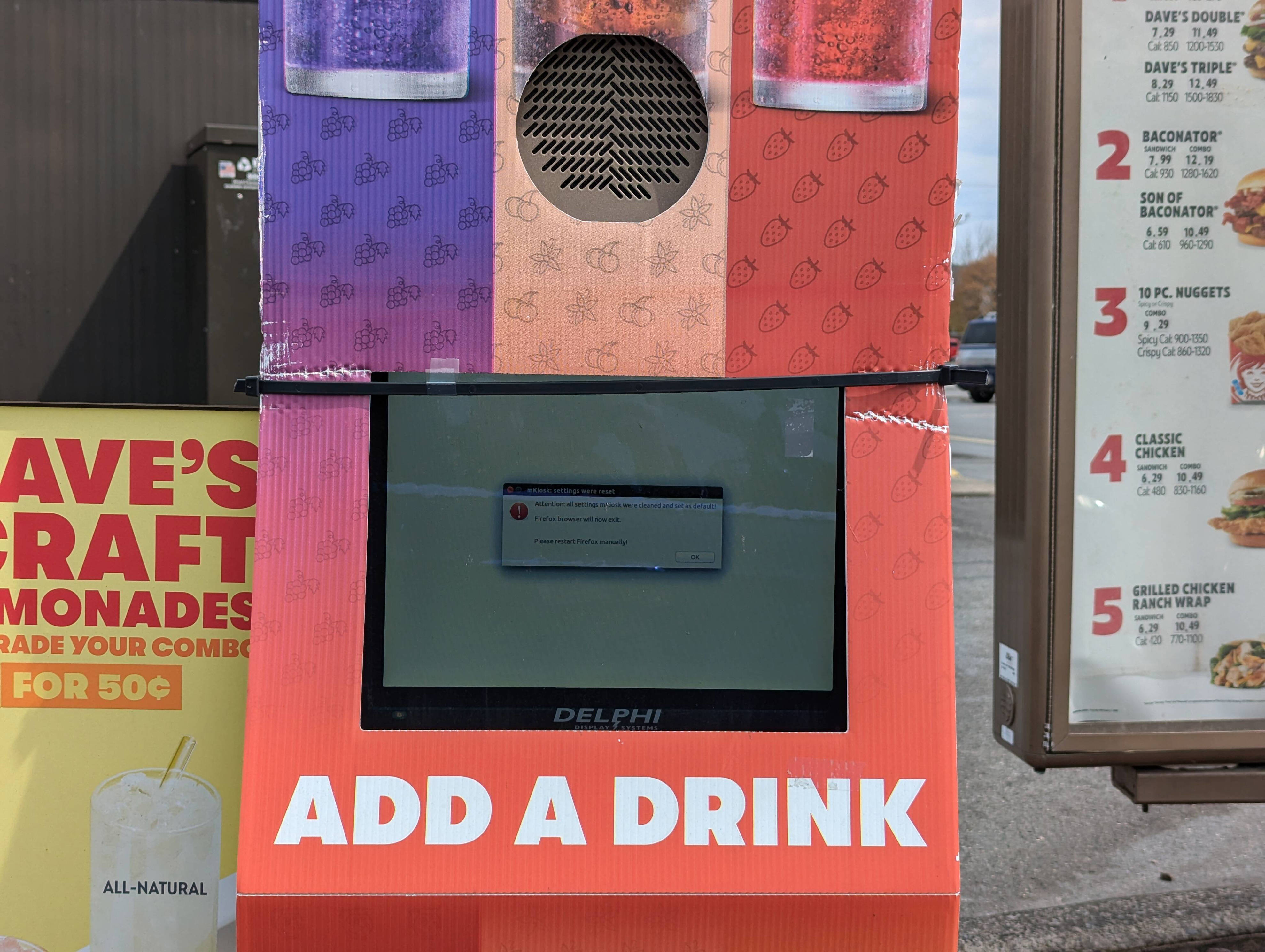 Welcome to Wendy's! Before your order can be taken, you must first ...