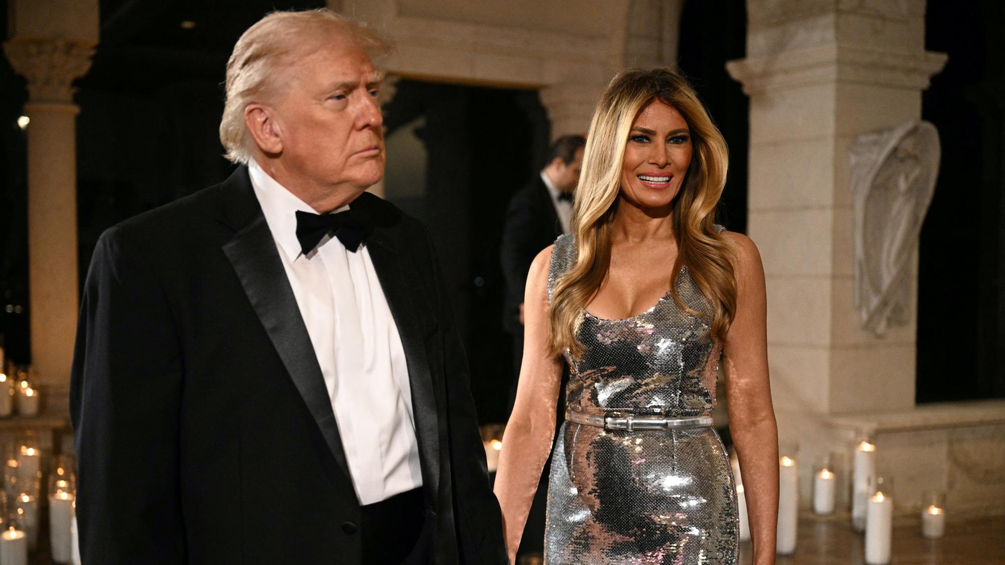 Donald Trump a organisé sa fête de Nouvel An en Floride, et elle ne ...