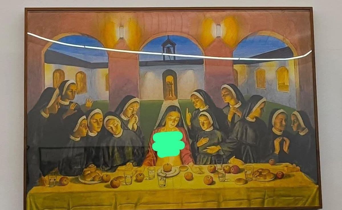 Kerala church groups protest over painting they claim insults 'Last Supper'