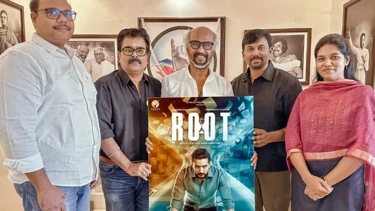 Rajinikanth unveils first look of sci-fi thriller 'ROOT', Gautham Ram ...