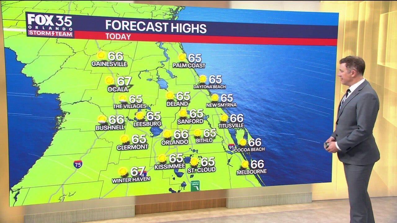 Orlando weather AM forecast: January 1, 2026