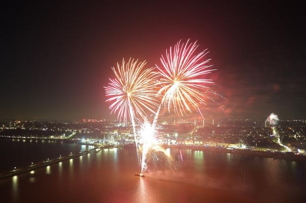 Dazzling seafront firework display welcomes 2026 with style in Southend