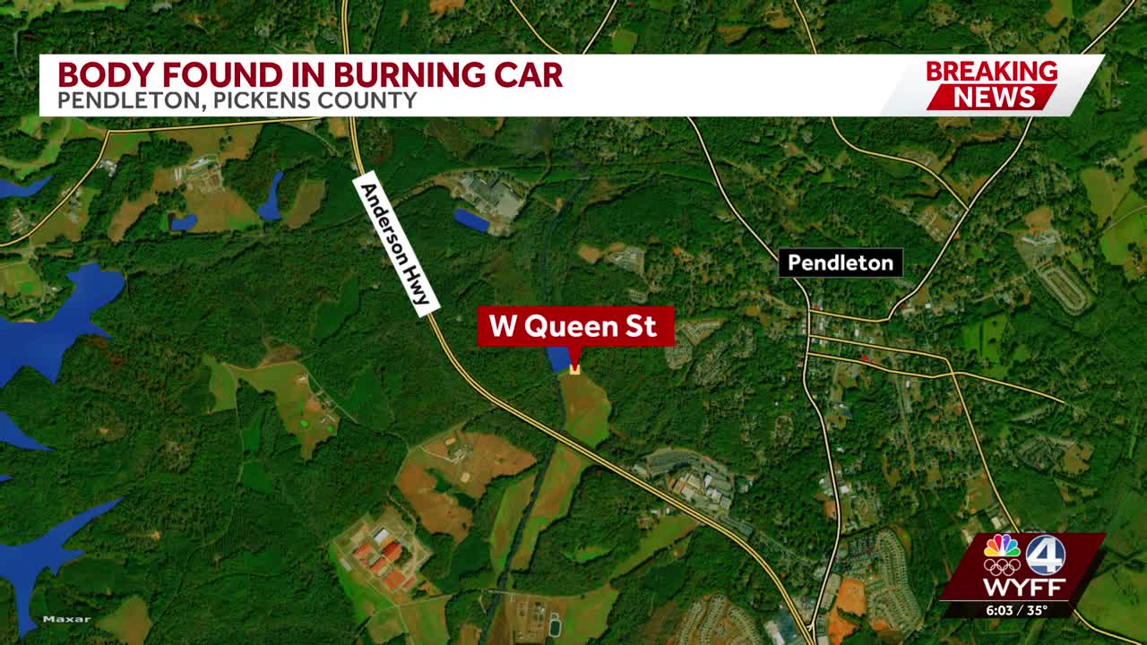 Person dies in Upstate car fire