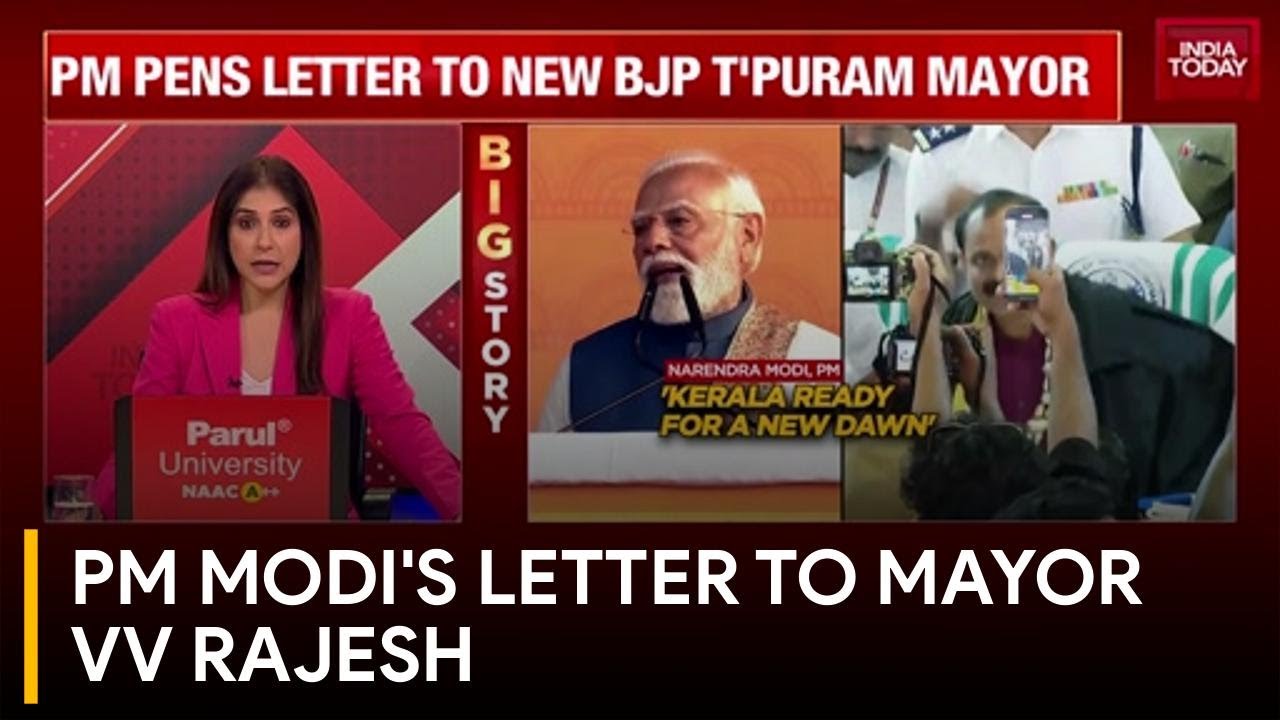 PM Modi hails BJP's historic Thiruvananthapuram win in letter to Mayor ...