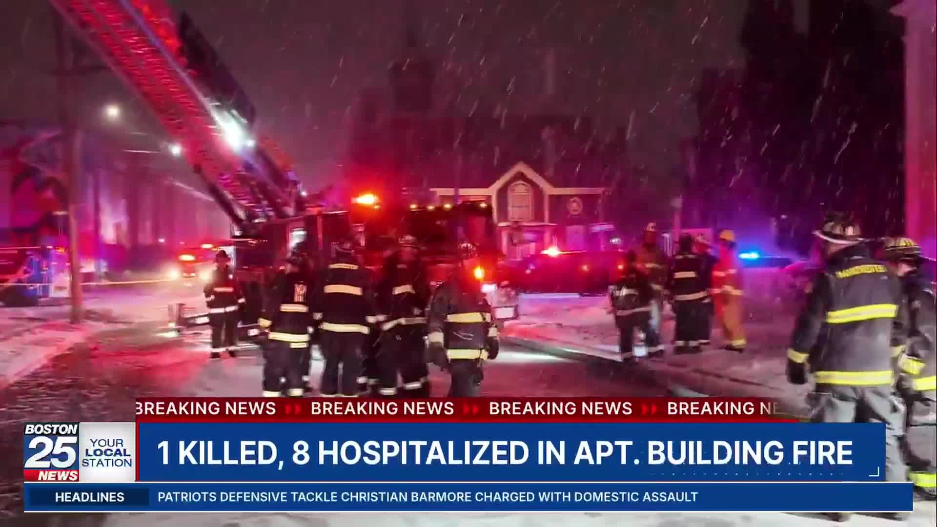 1 dead, 8 hospitalized after New Year’s fire at New Hampshire apartment ...
