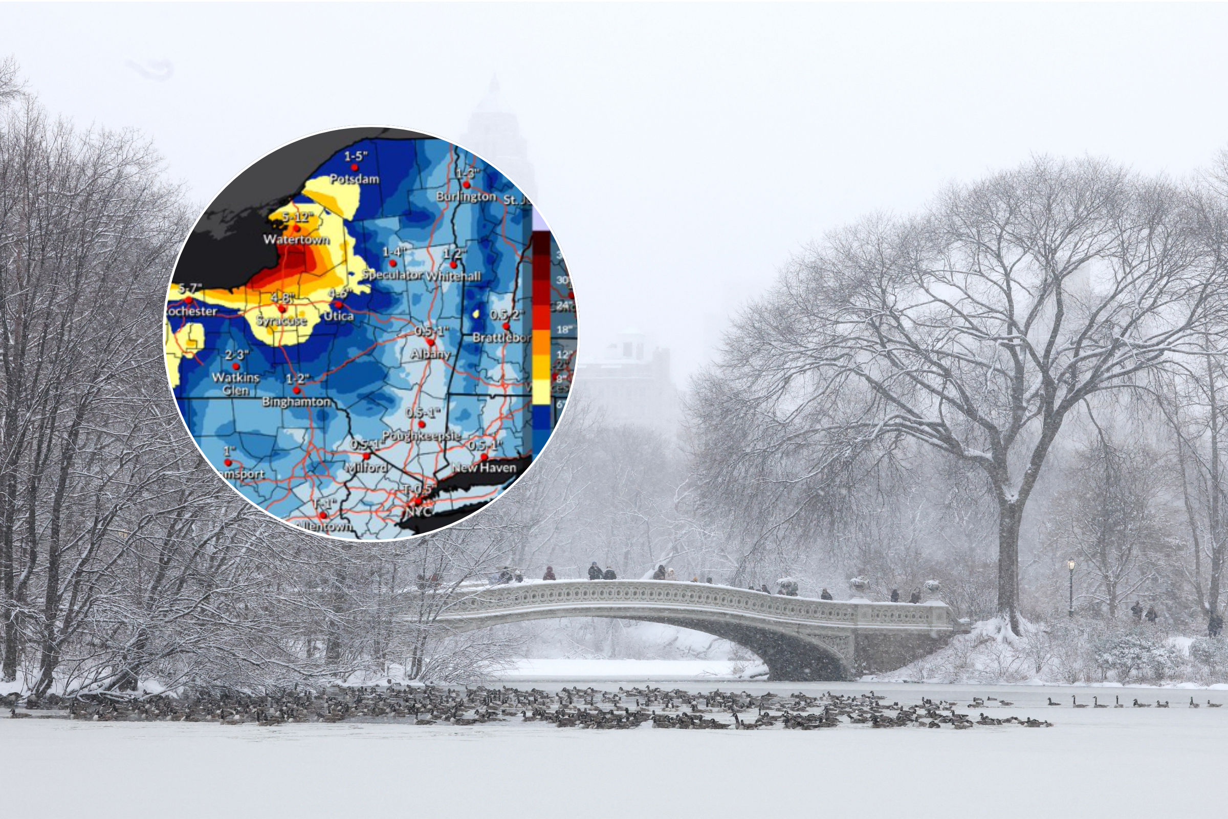 New Year’s Day winter storm warning as up to 4 feet of snow set to fall