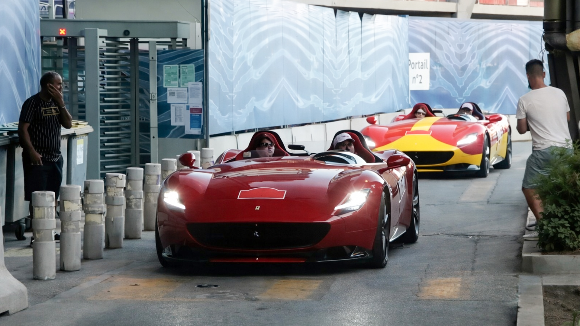 Ferrari Monza SP2 seen arriving in Monaco