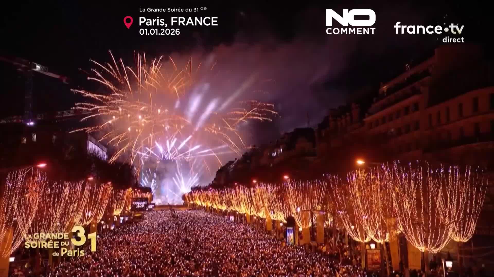 Europe welcomed 2026 with fireworks and large public gatherings