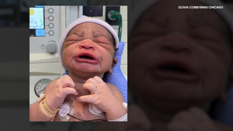 Chicago-area hospitals welcome first babies of 2026