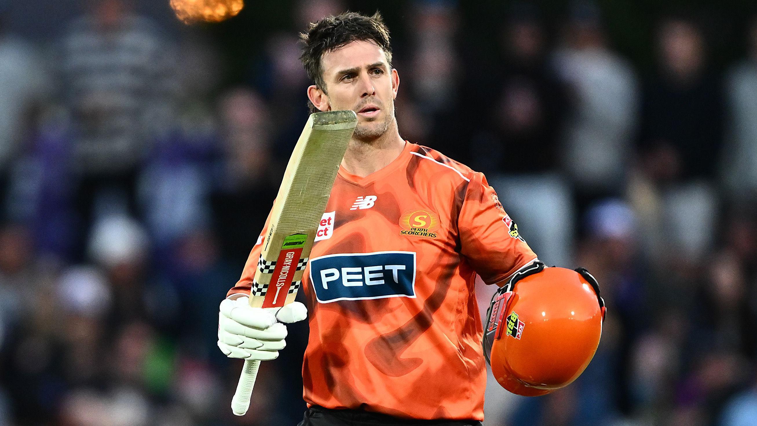 Marsh century sets up Scorchers win over Hurricanes