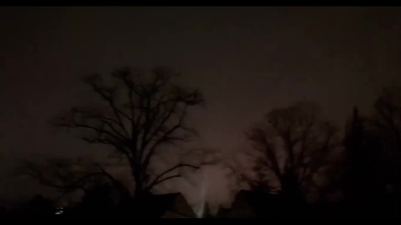 Fireworks continue past midnight on New Year’s Eve in Berlin, Germany