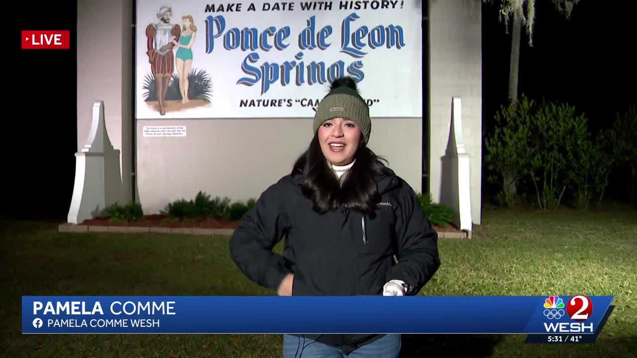 Delean Dunk 2026 | People are jumping into 72-degree spring water on ...