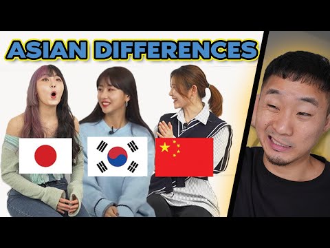 Cultural differences among Chinese, Korean, and Japanese people