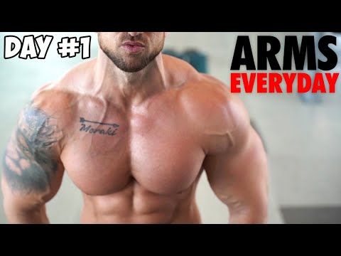 How to get bigger arms in thirty days with everyday training