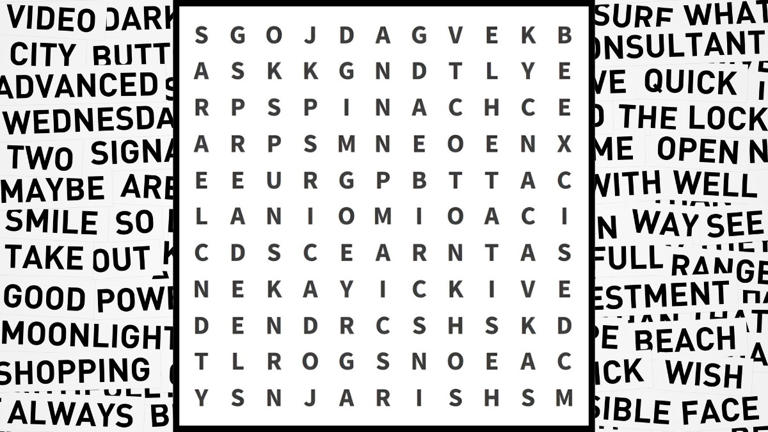 Word search puzzles: Only 3% can spot the hidden word in 11 seconds!