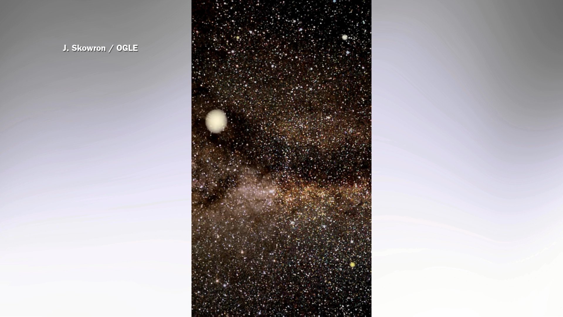 Observations made on Earth and in space reveal Saturn-mass rogue planet