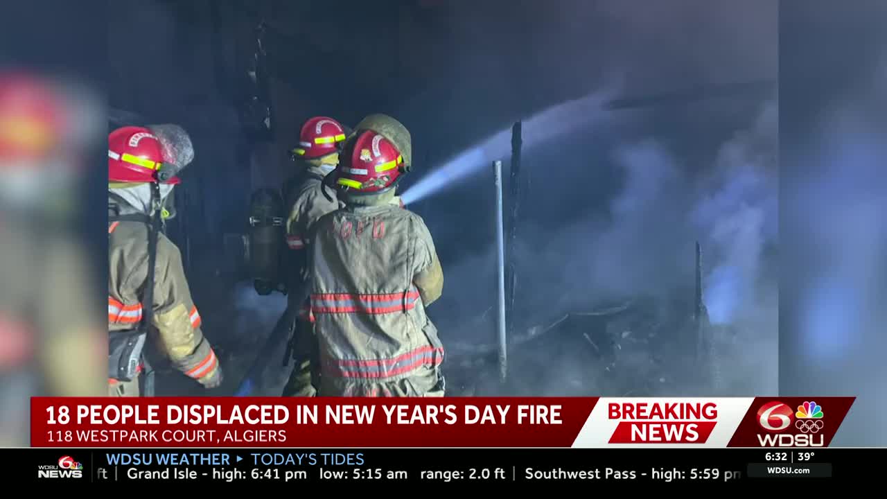 18 displaced in apartment fire in Algiers