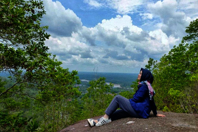 Bukit Cinta Tangkiling ramai pengunjung di awal tahun 2026