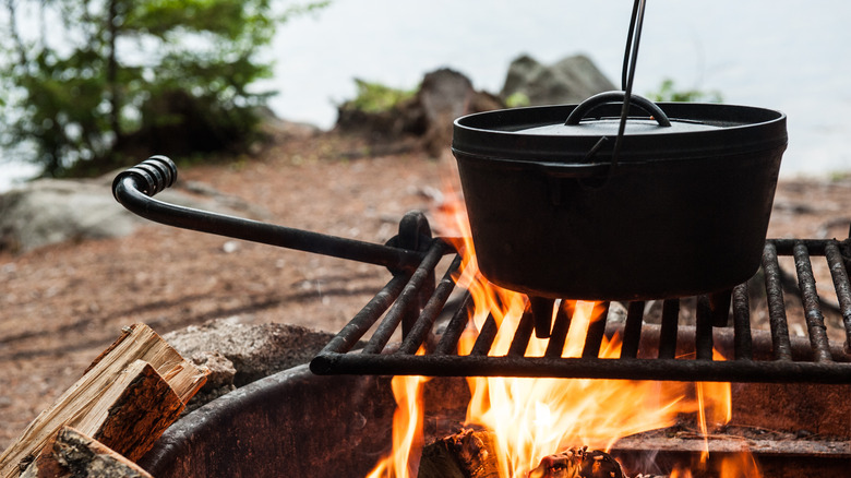 This genius Dollar Tree hack is a game changer for cooking while camping