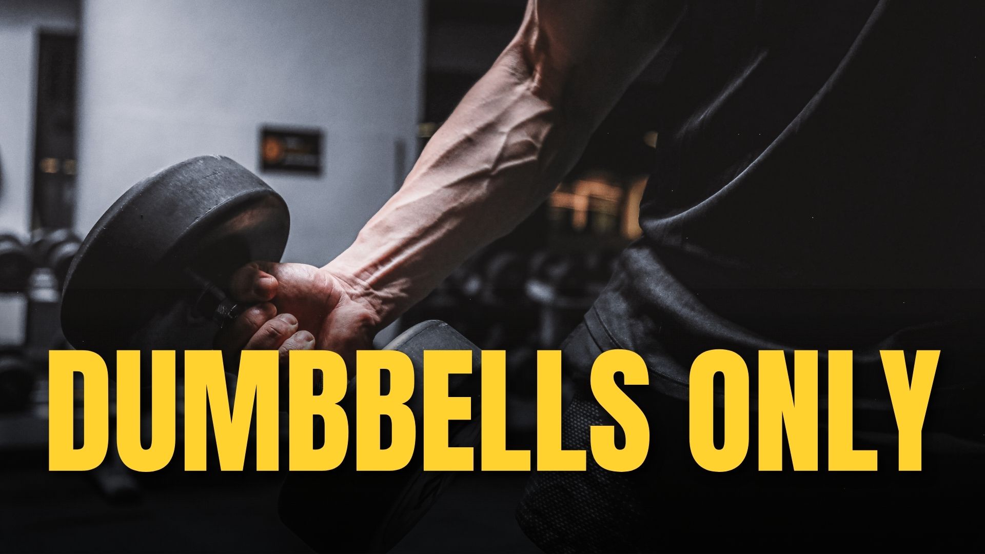 A full 5-day workout plan using only dumbbells