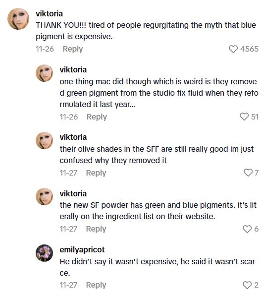 Is there a shortage of blue pigments, which is causing makeup companies ...