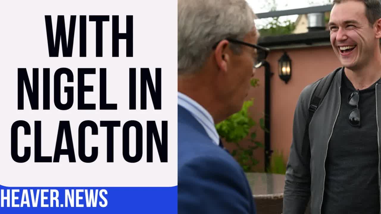 I joined Nigel in Clacton