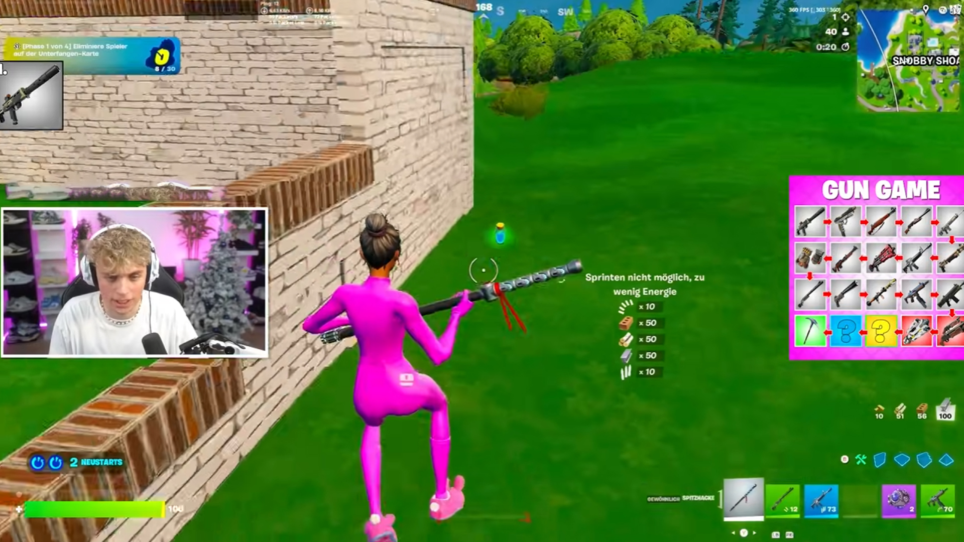 Extremer Fortnite Gun Game Kampf: DaveNite gegen Magician