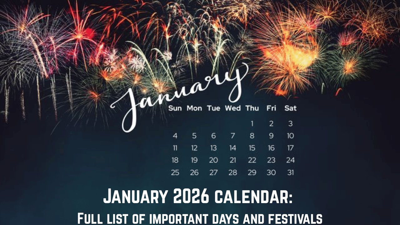 January 2026 calendar: Check full list of important international and ...