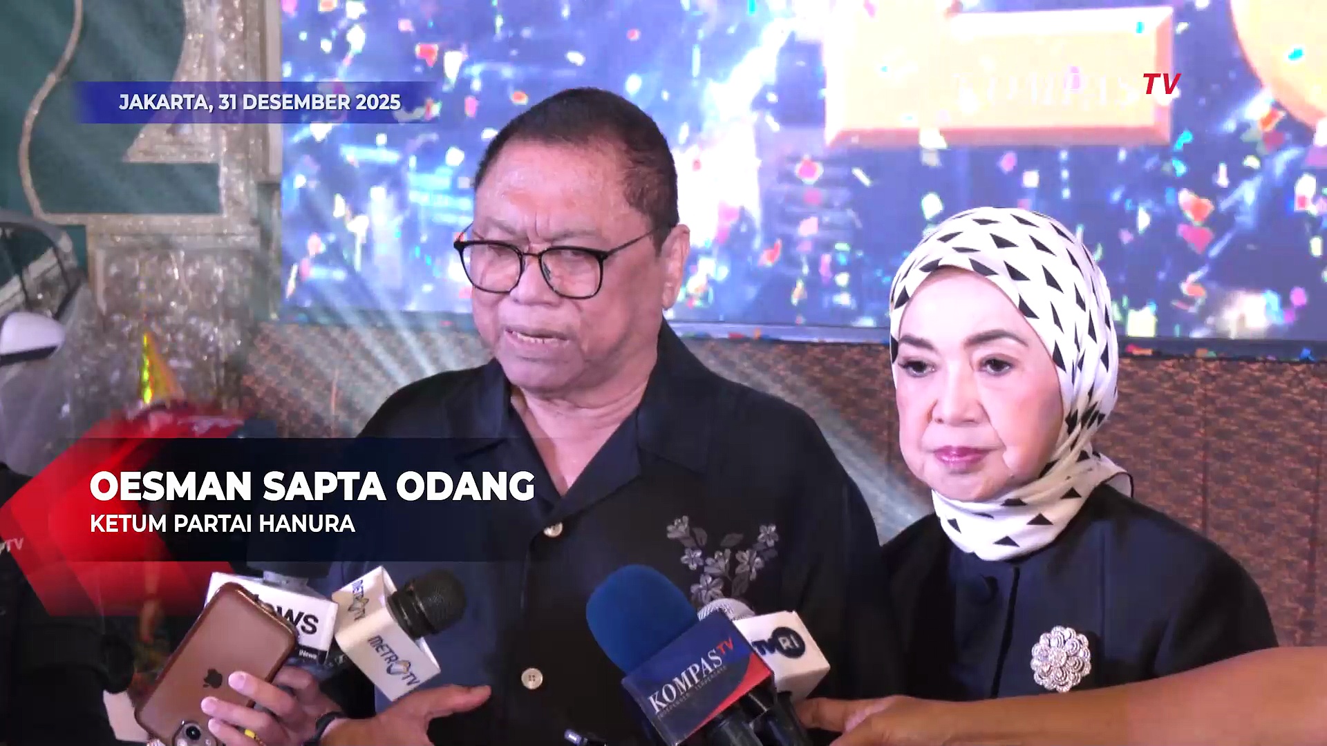 Prabowo tahun baru di lokasi bencana, Oesman Sapta Odang: Tidak semua ...