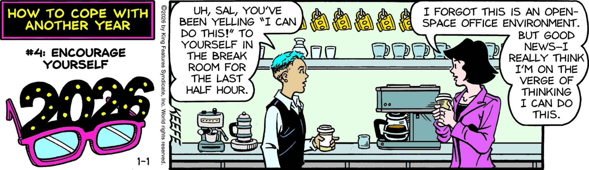 Sally Forth by Francesco Marciuliano; drawn by Jim Keefe