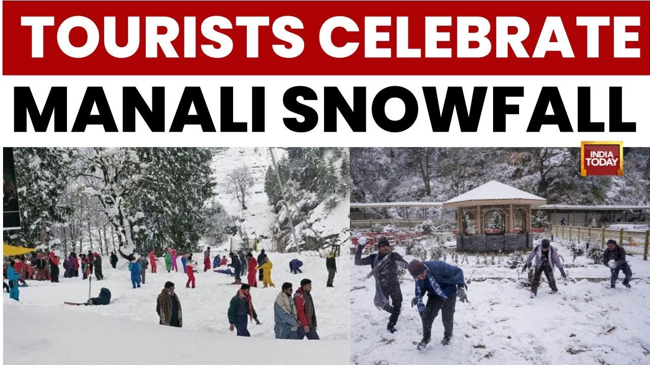 Manali's white new year: Aseem Bassi reports on fresh snowfall near ...