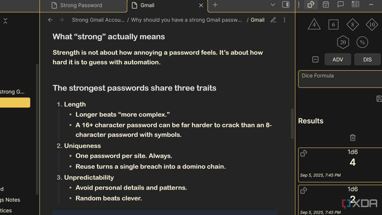 3 Obsidian formatting tricks that make long notes easier to skim