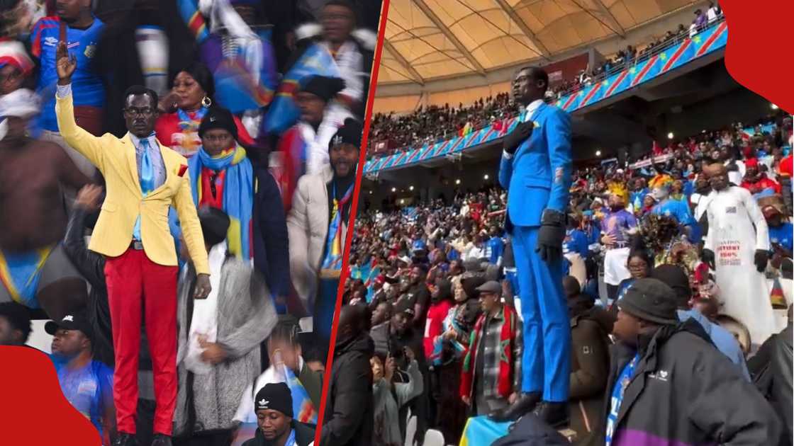 AFCON 2025: DR Congo fan emulates Patrice Lumumba, stands still for ...