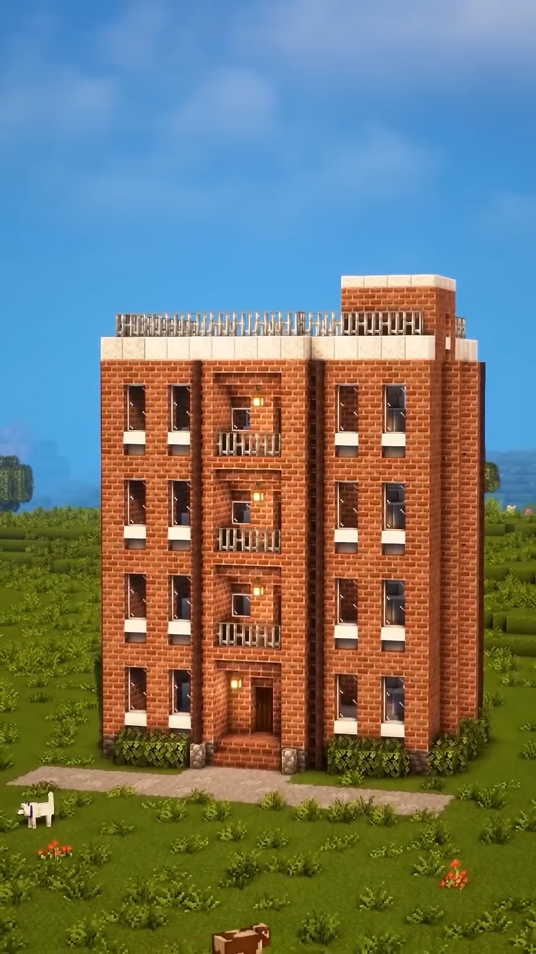 Minecraft high rise inspired by British city buildings