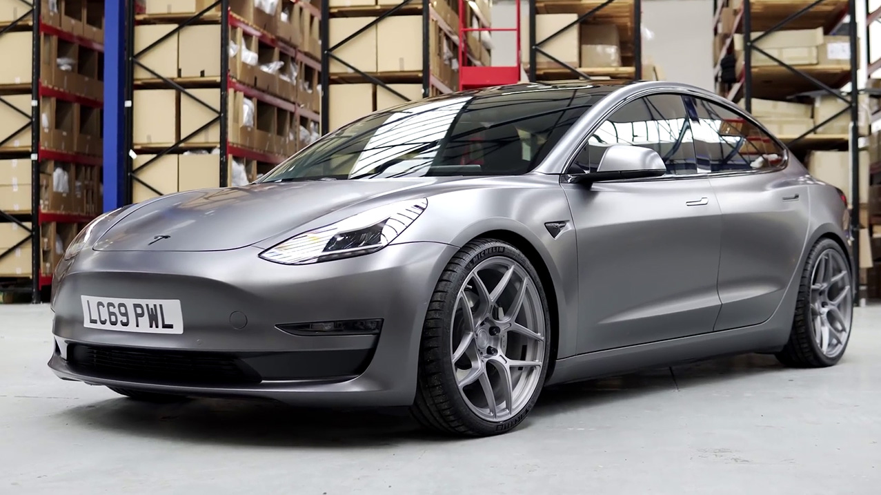 Suspension upgrade for Tesla Model 3