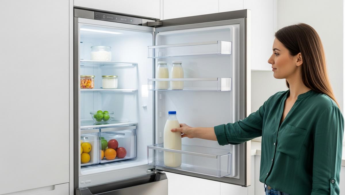 Lait : la porte du frigo réduit sa durée de conservation, placez-le au ...